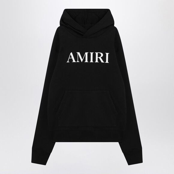 AMIRI | Sweaters | Amiri Black Hoodie With Logo Men | Poshmark